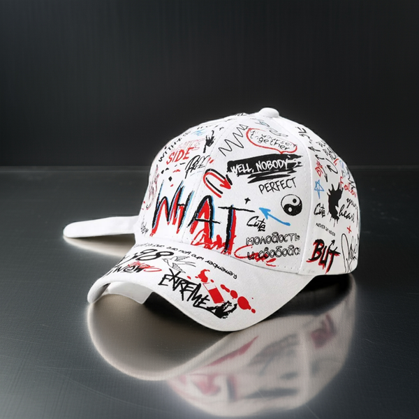 Graffiti Print Cap – Avilon Designs