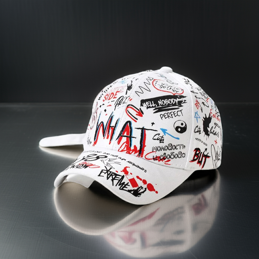 Graffiti Print Cap – Avilon Designs